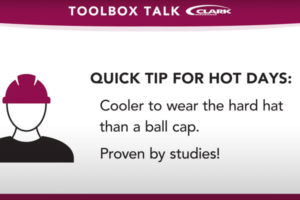Toolbox Talks - Hard Hats - Clark Insurance